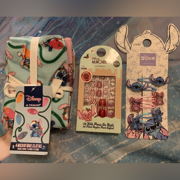 Disney | Accessories | Nwt Stitch Set | Poshmark